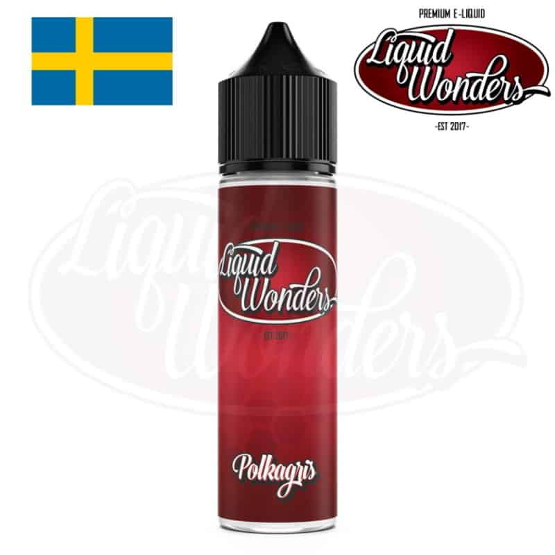 Polkagris Från Liquid Wonders 50ml Nikotinfri Shortfill Premiumvape